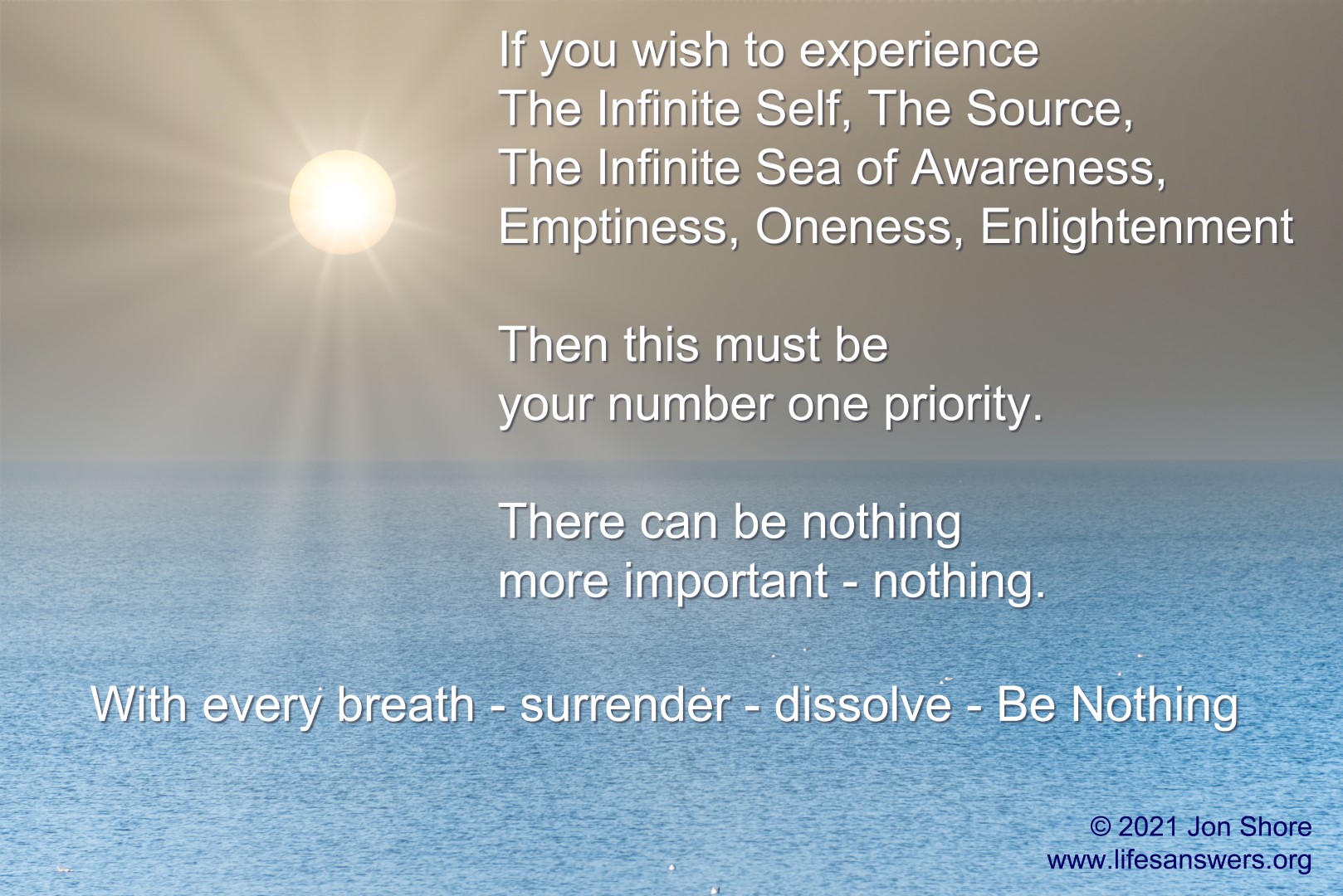 If you wish to experience enlightenment by Jon Shore February 2021-8499 ...