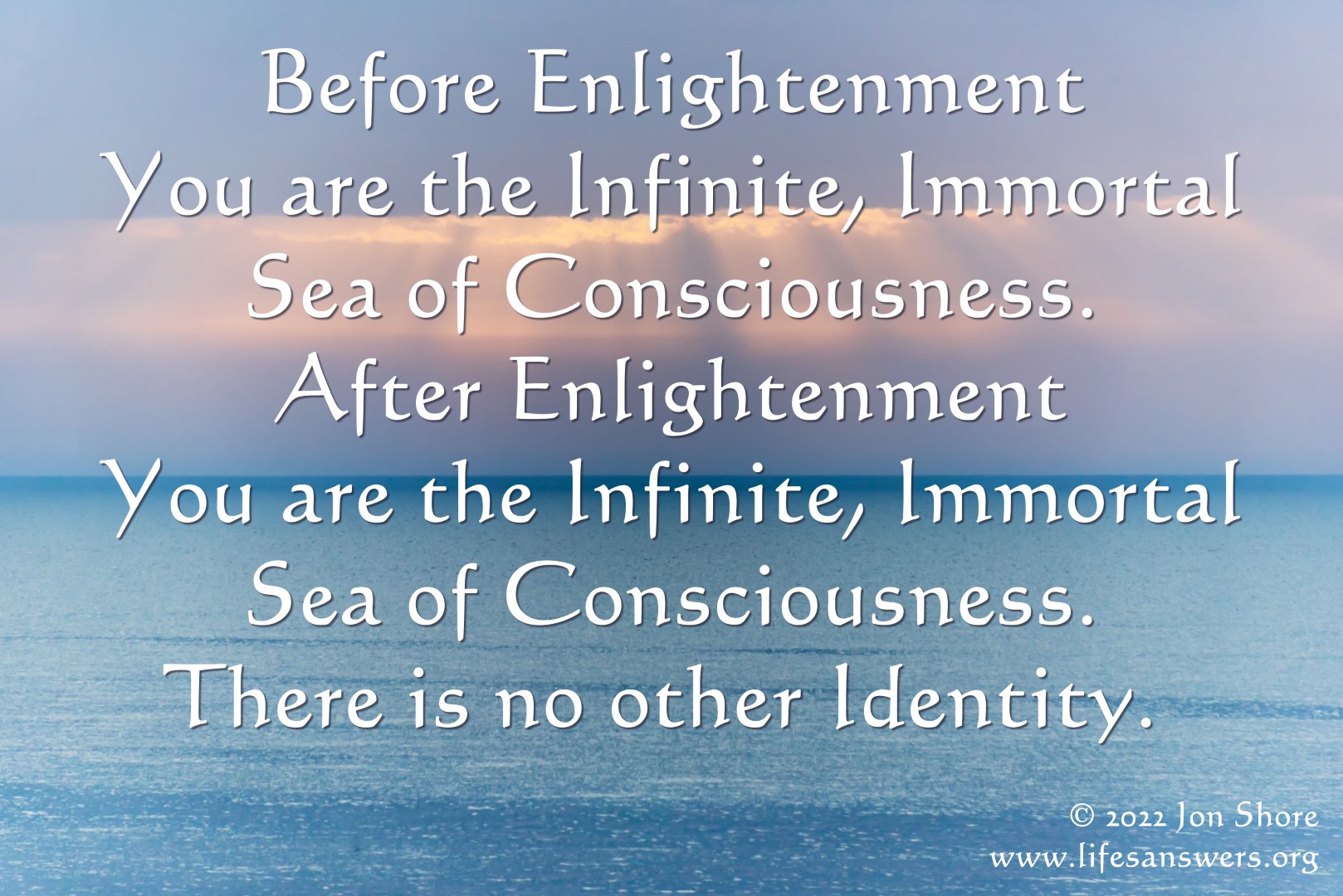 Before After Enlightenment by Jon Shore January 2022 | Self-Awareness ...